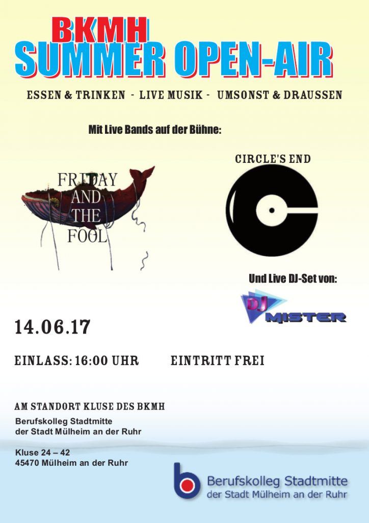 BKMH Summer OPEN-AIR am 14.06.2017 – Berufskolleg Stadtmitte der Stadt ...